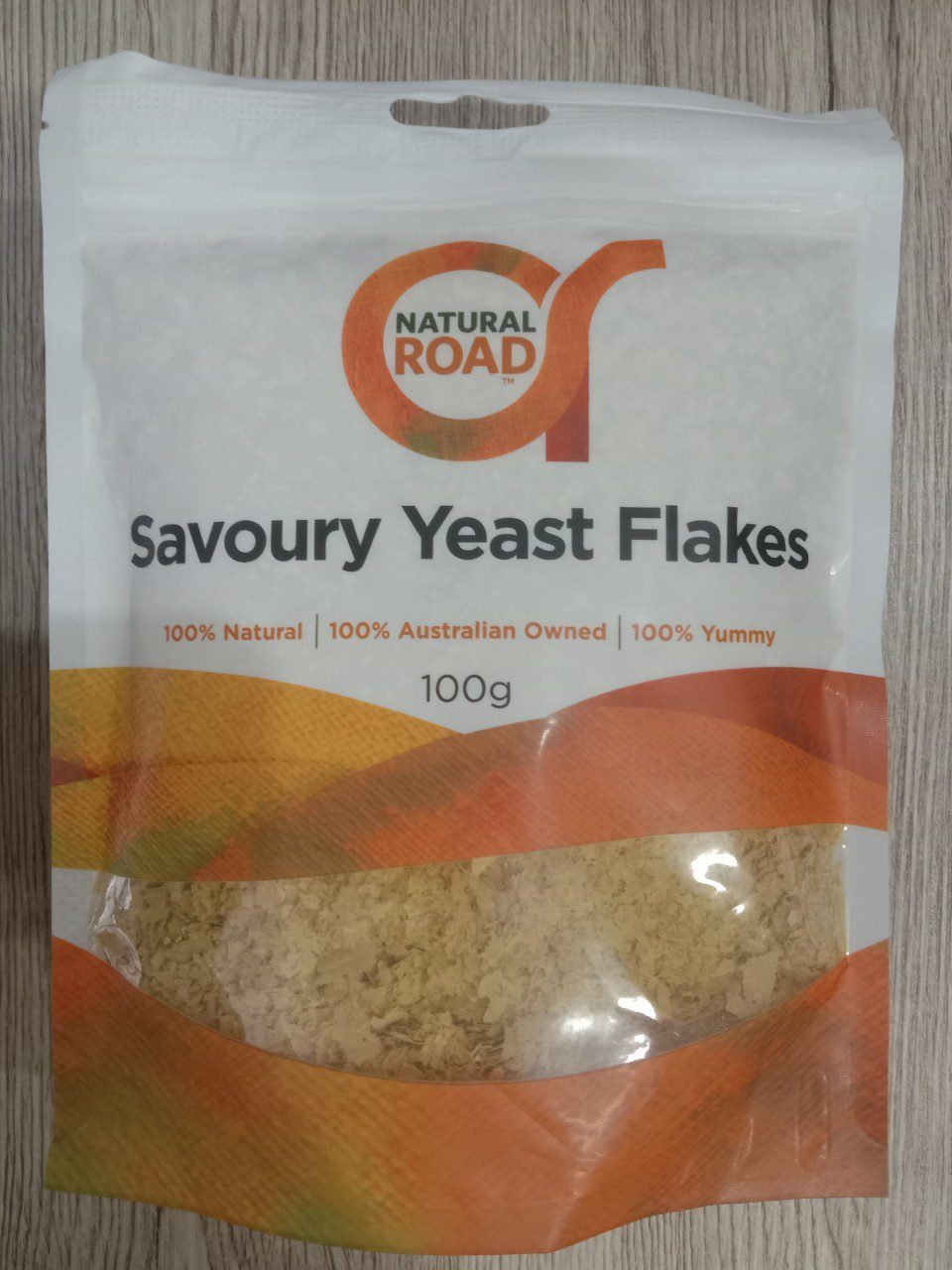 Savoury Yeast Flakes Natural Road 100G - Radiance Wholefoods