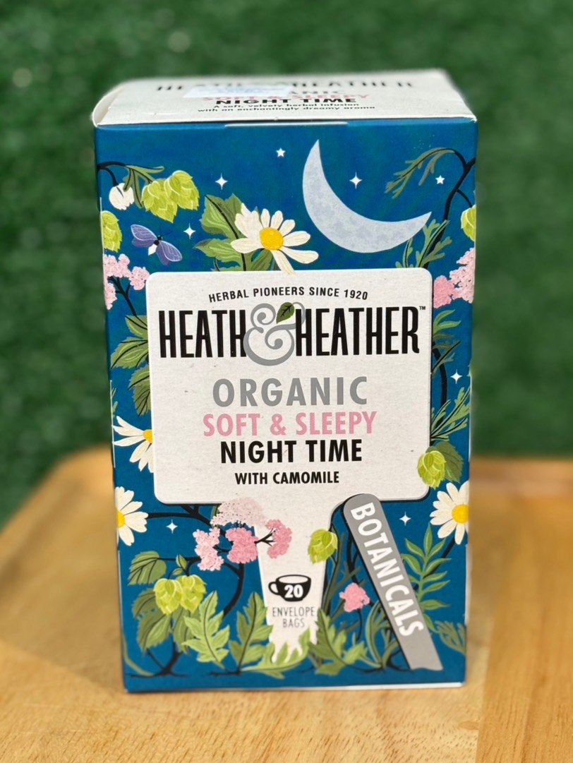 Organic Tea Soft & Sleepy Night Time With Camomile.20g.Heath&Heather ...